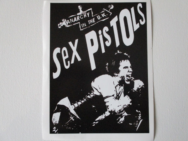 Sex Pistols Large Punk Vinyl Sticker Savage Amusement