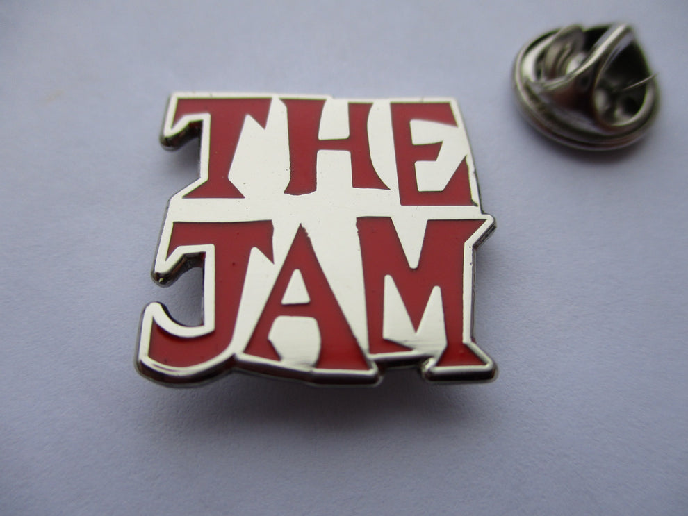 THE JAM all mod cons logo RED MOD PUNK METAL BADGE ultra limited - few ...